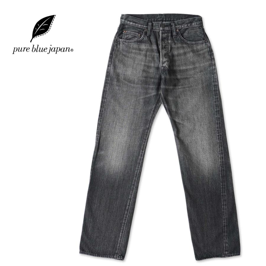 pure blue japan（ピュアブルージャパン） パンツ “Straight” USED-003-BK : ろーぐす - 通販 ...