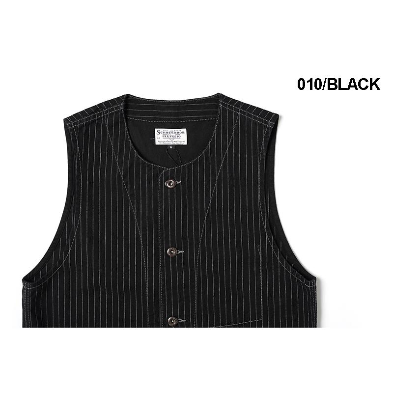 Schott N.Y.C ショット ベスト “OLD HICKORY DENIM VEST” 3122067 : ろーぐす - 通販 - Yahoo!ショッピング