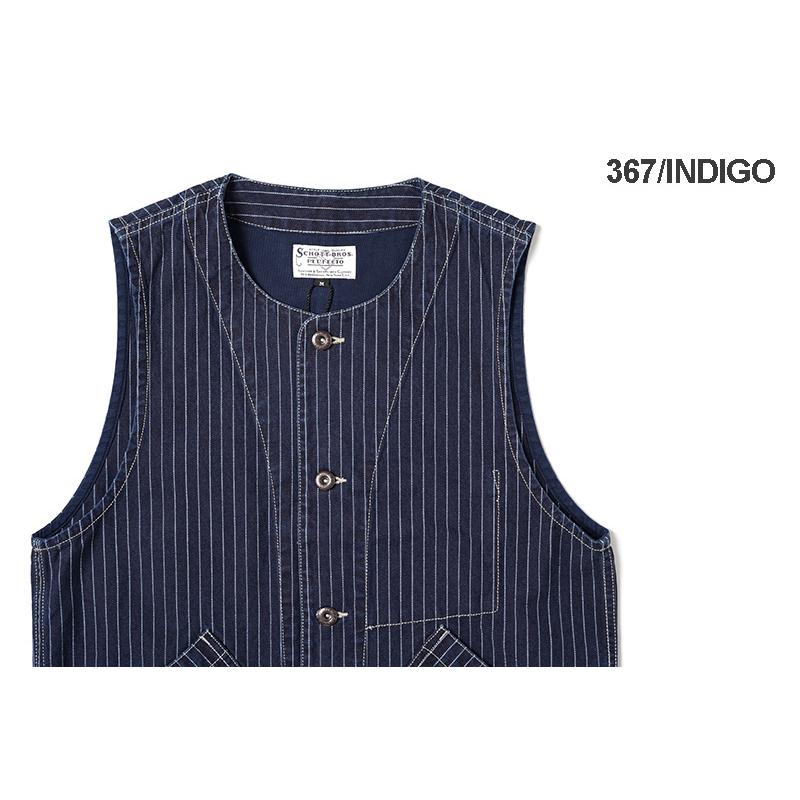 Schott N.Y.C ショット ベスト “OLD HICKORY DENIM VEST” 3122067 : ろーぐす - 通販 - Yahoo!ショッピング