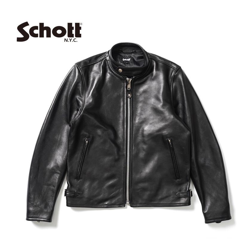 Schott ショット レザー ジャケット "70S SINGLE RIDERS JACKET” 782-3950078 :Schott-782-3950078:ろーぐす - 通販 ...
