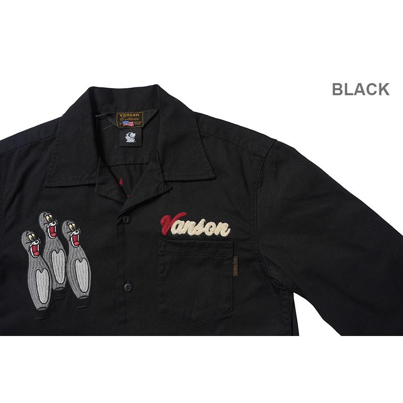 VANSON バンソン 長袖シャツ "TOM＆JERRY コラボ ツイル 長袖シャツ" TJV-2527 : ろーぐす - 通販 - Yahoo!ショッピング