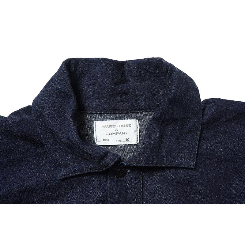 WAREHOUSE 【ワンウォッシュ】WAREHOUSE ウエアハウス ジャケット Lot 2231 "1900’S INDIGO BLUE and WHITE CHECK BLOUSE ...