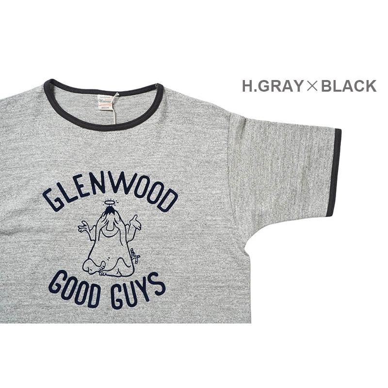 WAREHOUSE ウエアハウス 半袖Tシャツ リンガーT Lot 4059 "GLENWOOD" 4059-STREAKING(25S) : ろーぐす - 通販 - Yahoo!ショッピング