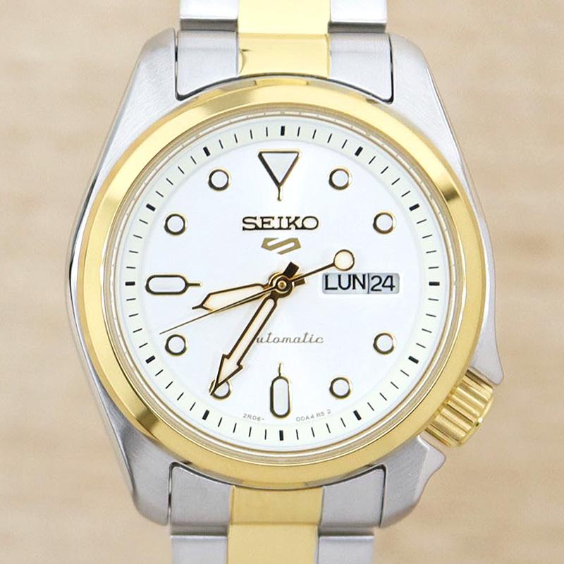 Seiko 5 SEIKO セイコー ファイブ レディース 女性 彼女 アナログ 腕時計 自動巻 オートマチック ウォッチ SRE004K1 ...