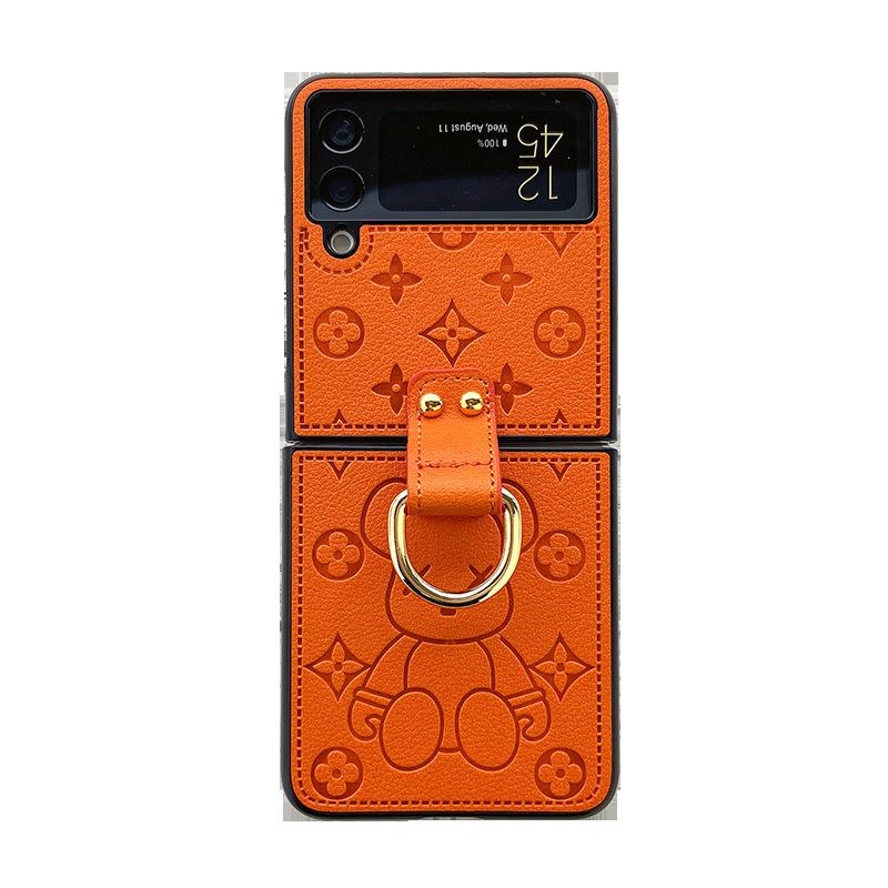 Galaxy Z Flip5 Flip4 ケース リング付き レザー ギャラクシー Z Galaxy Z Flip5 Flip4 ケース リング付き レザー ギャラクシー Z