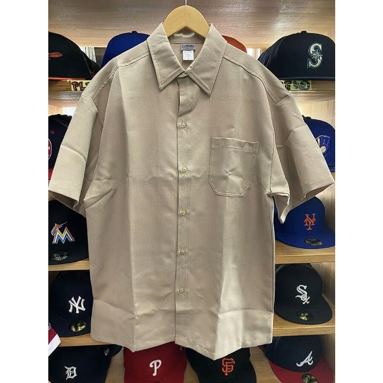 アメリカ製 CALTOP キャルトップ 無地 プレーン 半袖 ボタンシャツ ベージュ カーキ : ロリコ - 通販 - Yahoo!ショッピング