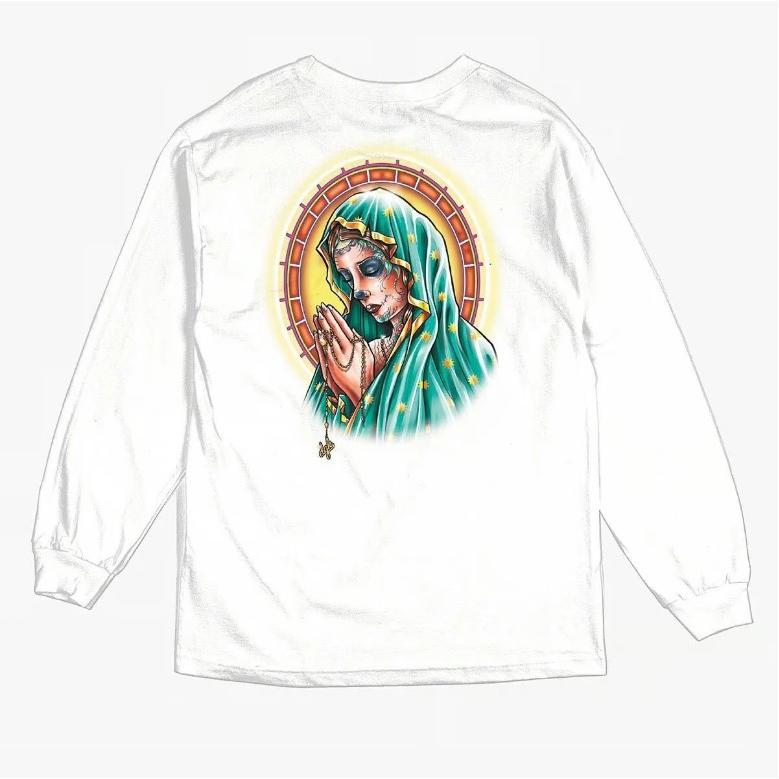 DGK ディージーケー 長袖 Tシャツ ロンT 聖母 Madre de Dios ストリート ロザリオ Our Lady : ロリコ - 通販 ...
