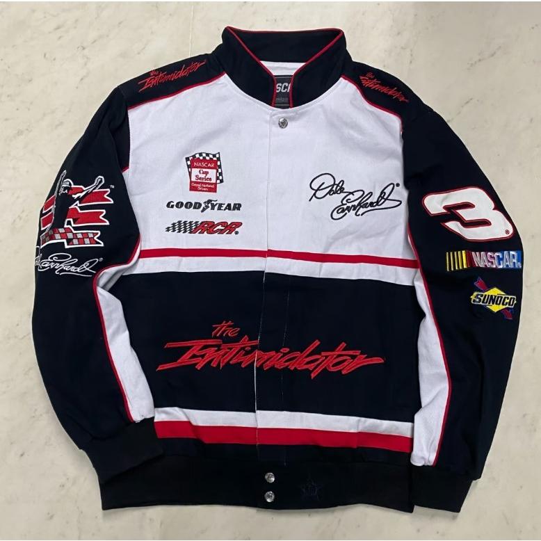 限定 NASCAR ナスカー JHデザイン The Intimidator レーシングジャケット デイル アーンハート #3 (NSCR3 ...