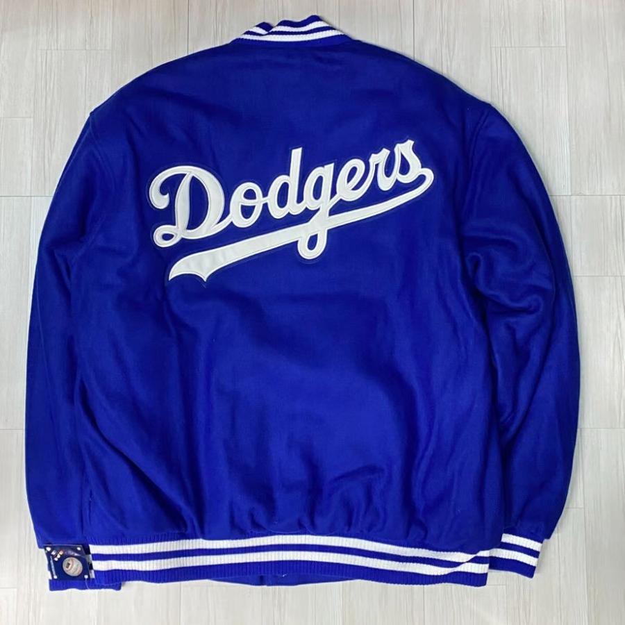 USA限定 JHデザイン LA dodgers ロサンゼルス ドジャース Throwback リバーシブル スタジャン MLB : ロリコ ...