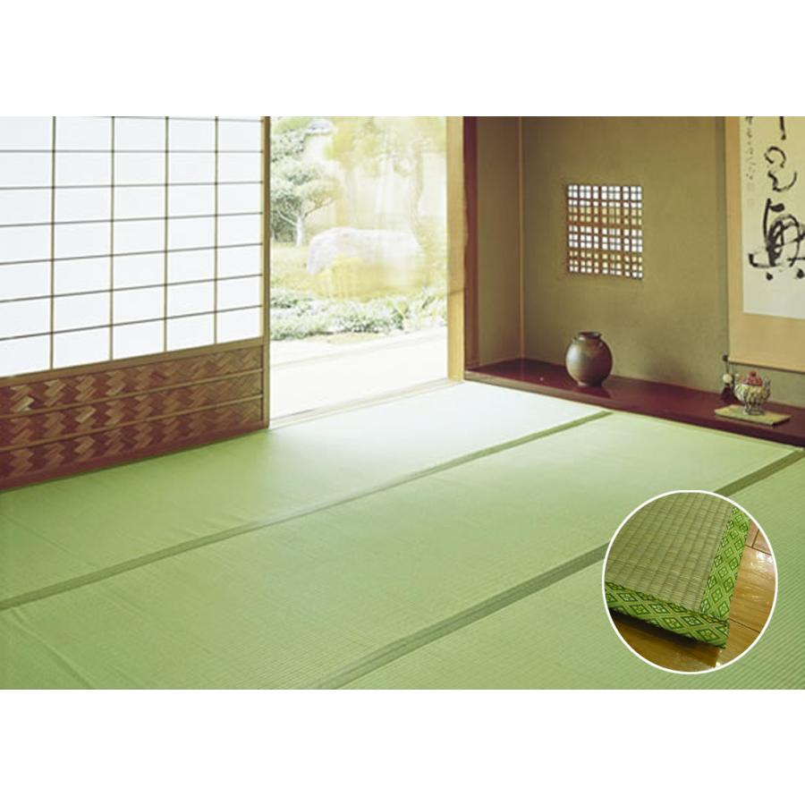 い草 上敷き ラグ カーペット 286×382cm 本間6帖 夏 涼しい 涼感 い草100％ 国産 日本製 抗菌 消臭 防臭 丈夫 強い アウトレット 特価 安い 在庫処分 訳あり : ラグ ...