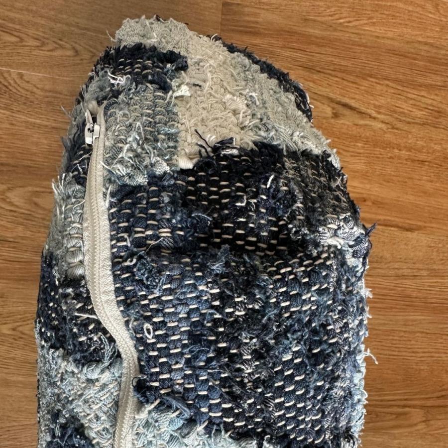 クッションセット クッションカバー マット 45x12cm 45x45cm 52x82cm ブルー アウトレット リビング ソファー おしゃれ ...