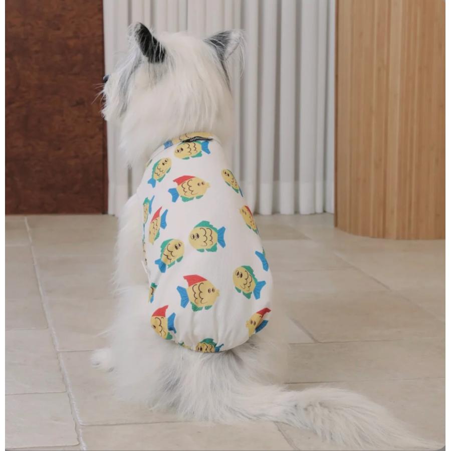 防虫・保冷犬服！！ 韓国 贈り物 ギフト ペット 犬 服 犬の服 ペット服 ドッグウェア【【andblank】Crayon Fish Bug ...