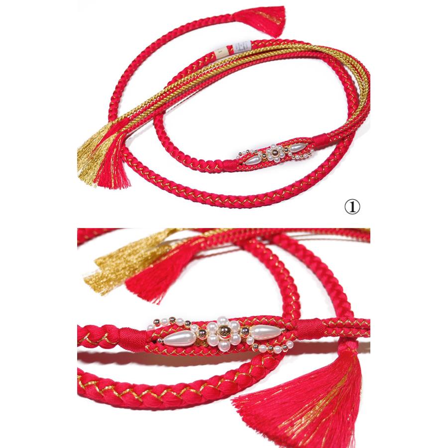 帯締め 振袖 成人式 パール ビーズ 小花 正絹 組紐 帯〆 飾り紐 レディース 卒業式 袴 フォーマル 和装小物 s768-1〜13 Si : ロマン着物みやがわヤフーショップ - 通販 ...