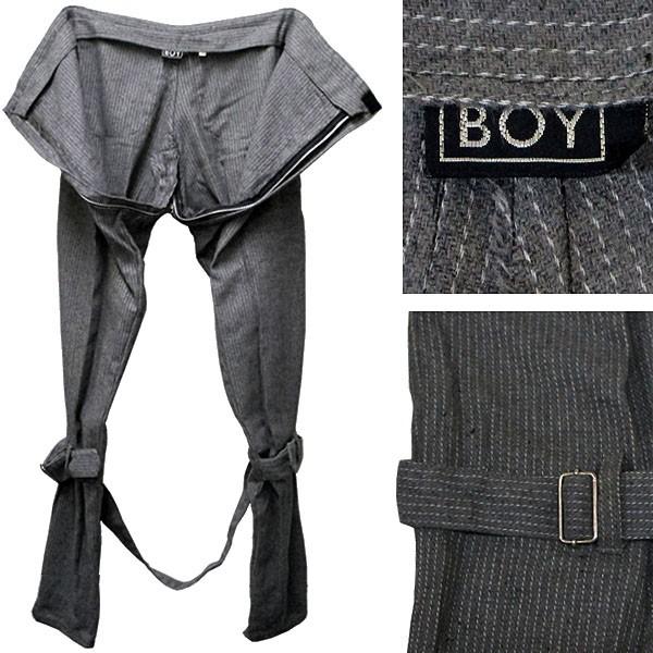 BOY LONDON 70s BOY(BOY LONDON)VINTAGE Bondage Pants Grey BOY LONDON 70s BOY(BOY LONDON)VINTAGE Bondage Pants Grey