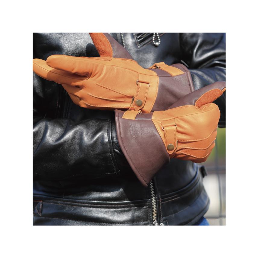 ジーエムジー ガントレット セミロング グローブ GMG Gauntlet SEMI LONG : ROMEO S CAFE バイカーズ&アメカジ - 通販 - Yahoo!ショッピング