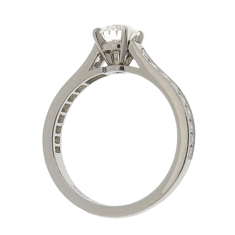 SOLITAIRE 1895 カルティエ CARTIER ソリテール1895リング 指輪 プラチナ Pt950 ダイヤモンド 0.44ct #47 約7号 中古 新入荷 CA0430 ...