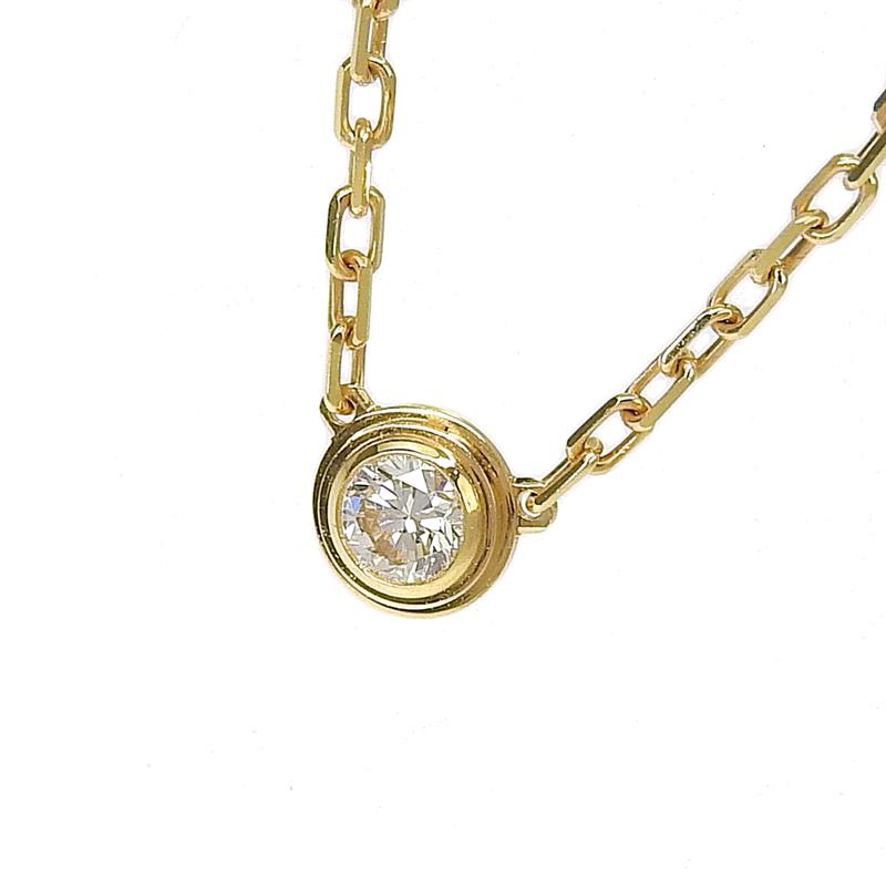 DIAMANTS LEGERS カルティエ CARTIER ディアマン・レジェSM ネックレス K18 ダイヤモンド 中古 新入荷 CA0467 : ブランドショップロンド - 通販 ...