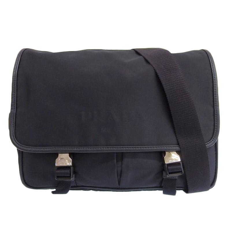 PRADA プラダ ショルダーバッグ メッセンジャーバッグ ナイロン/レザー ネイビー 2VD768 中古 新入荷 OB1962 : ブランドショップロンド - 通販 - Yahoo!ショッピング