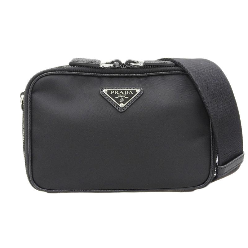PRADA プラダ ブリック ショルダーバッグ Re-Nylon レザー ブラック 2VH070 中古 新入荷 OB2196 : ブランドショップロンド - 通販 - Yahoo!ショッピング