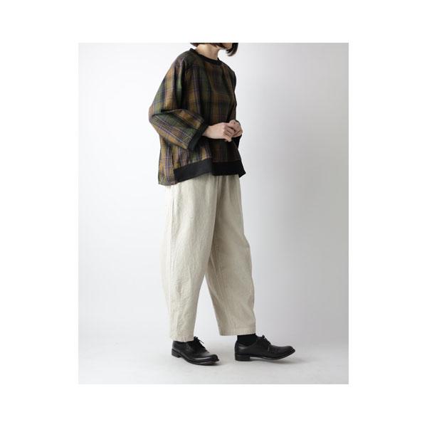 Bliss bunch ブリスバンチ バルーンパンツ レディース 秋冬 起毛 ウエストゴム K638-314 ナチュラル 麻綿 全4色 フリー : ナチュラル服ROOM - 通販 ...