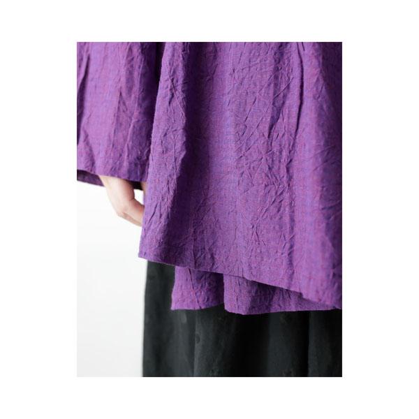 ICHI Antiquites \セール／ichi Antiquite's イチ アンティークス ブラウス 羽織り 801122 麻 綿 ...