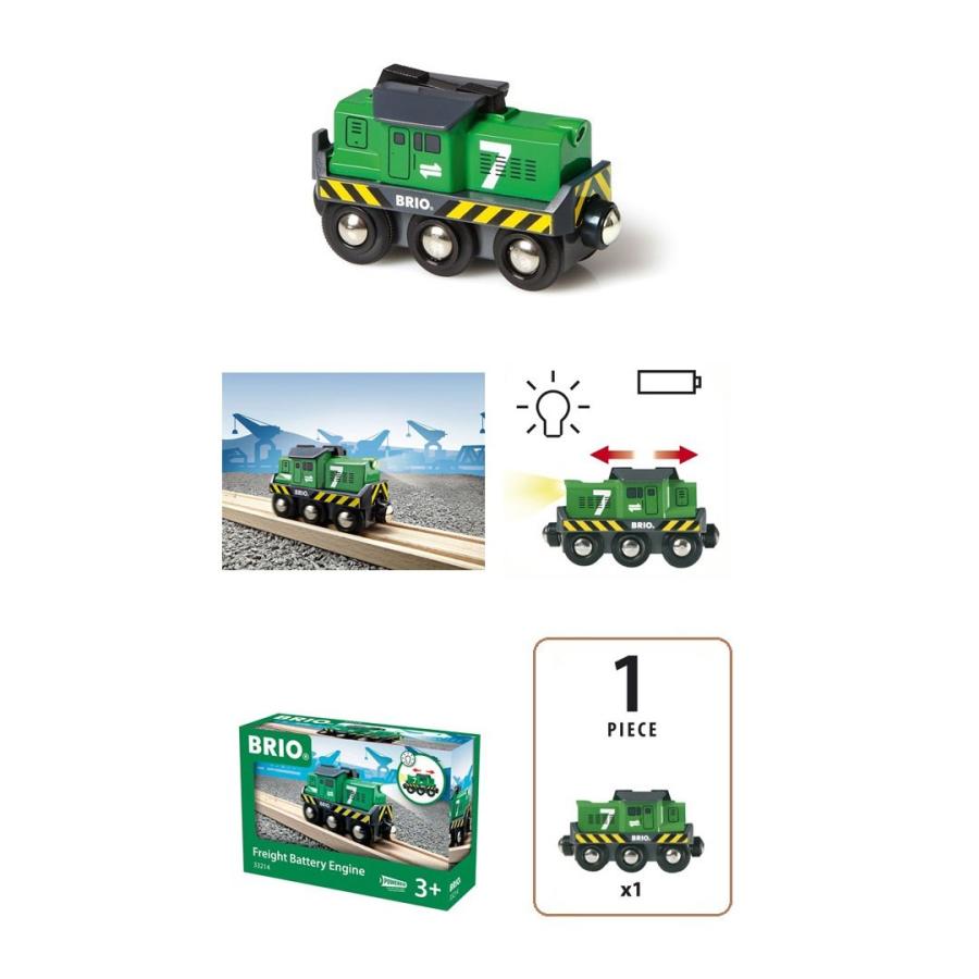 BRIO ブリオ レールウェイ バッテリーパワー貨物輸送エンジン 33214 : グラスゴーセカンド - 通販 - Yahoo!ショッピング