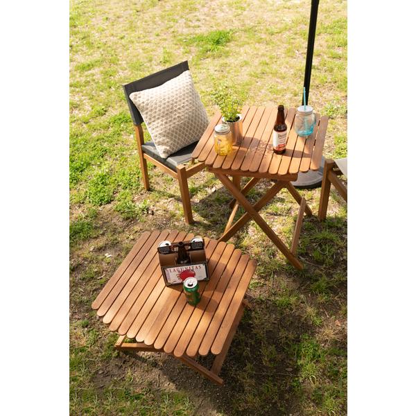 東谷 机 おしゃれ 天然木 アカシア オイル仕上げテーブル 折りたたみ 木製 幅60 高さ70 木目柄 ナチュラル 室内 屋外 テラス 庭 ガーデン アウトドア 北欧 カントリー : ルーメル ...