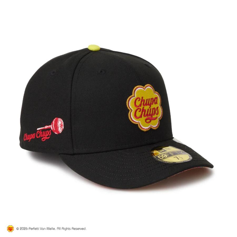 NEW ERA（ニューエラ） NEW ERA PC 59FIFTY Chupa Chups チュッパチャプス ブラック 14863779 帽子 ...