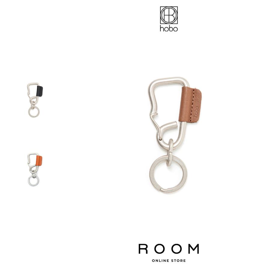 hobo 【全3色】ホーボー CARABINER KEY RING S with COW LEATHER HB-A4407 送料無料 : ROOM ONLINE STORE - 通販 ...