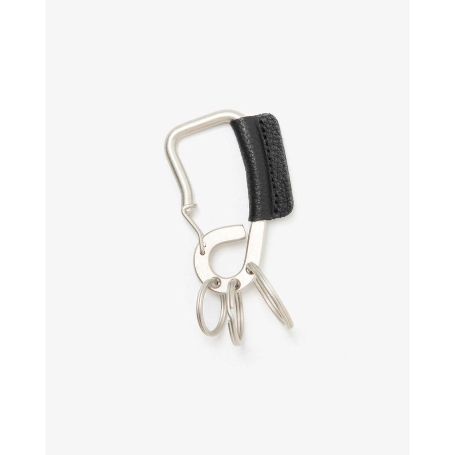 hobo ホーボー CARABINER KEY RING MATTE BRASS with SHRINK COW LEATHER HB-A4501 カラビナ メンズ レディース ユニセックス ...