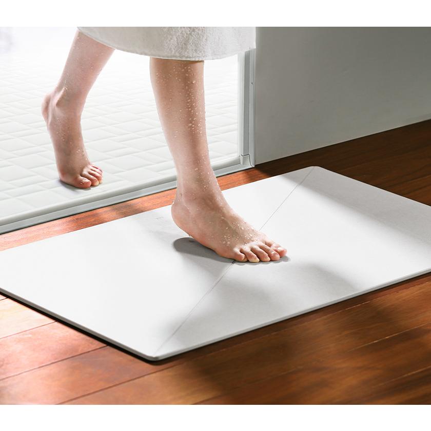 SOIL(ファッション) soil GEM バスマット リバーシブル L 特典付き 珪藻土バスマット 日本製 アスベスト不使用 ソイル ジェム Lサイズ 両面 珪藻土マット 国産 ...