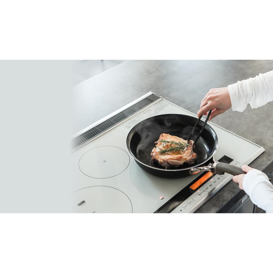 [ evercook DECO IHフライパン 26cm ]特典付 エバークック ガス火対応 IH対応 エバークックデコ 焦げ付かない フッ素コーティング PFOAフリー 2年保証 ...