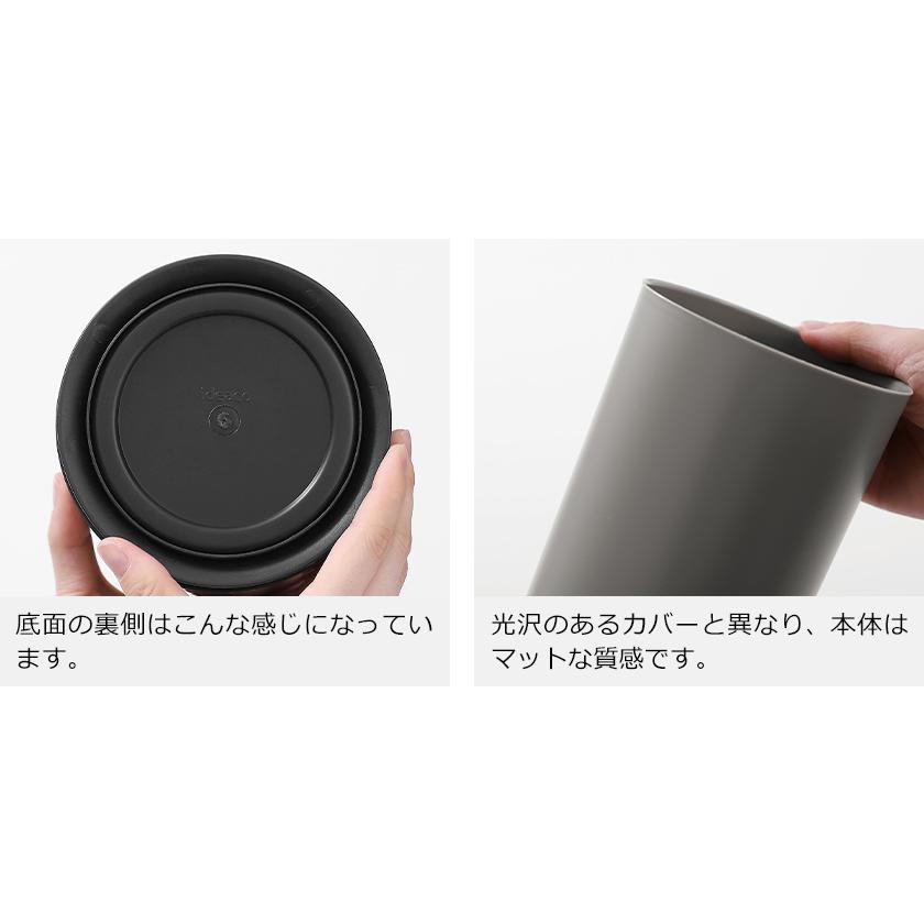 イデアコ ごみ箱 チューブラー ミニ ふた付き 北欧 見えない ミニチューブラー 小型 フタ 洗面所 コンパクト ゴミ箱 1.2L [ ideaco mini TUBELOR with Lid ...
