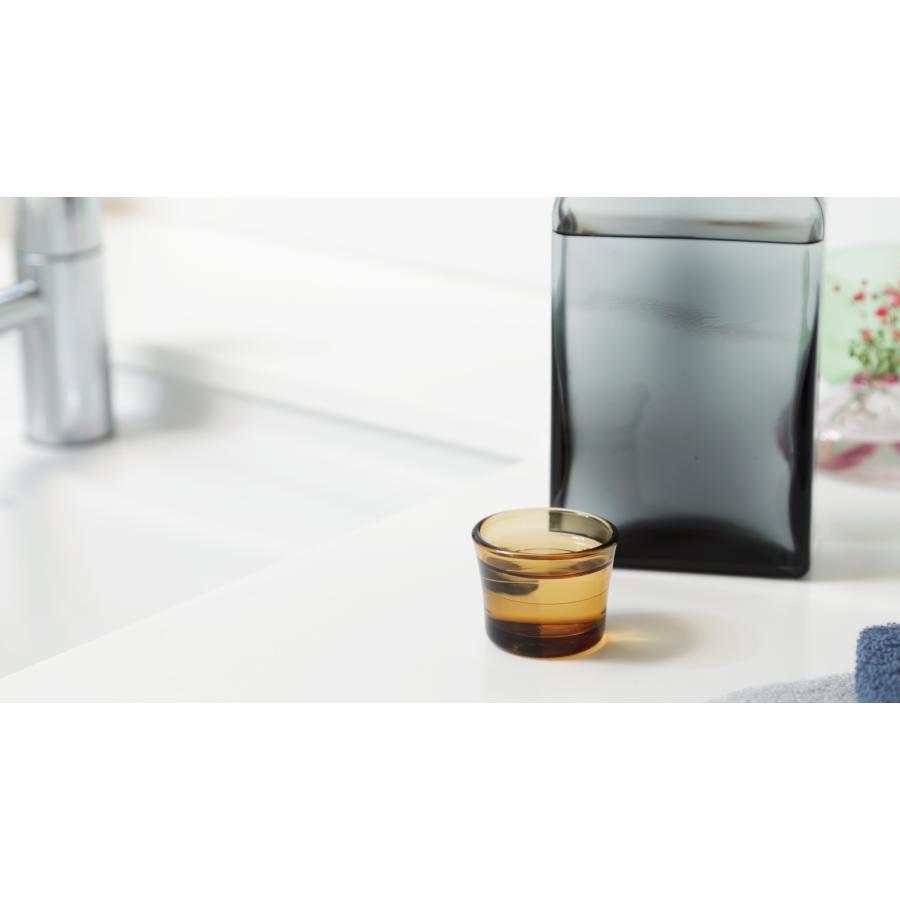 [ ideaco MOUTH WASH BOTTLE ]イデアコ マウスウォッシュボトル 詰め替え用ボトル 詰め替え容器 液体ハミガキ 400ml オーラルケア ガラス 目盛り付コップ付属 ...