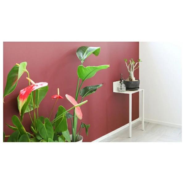 ideaco [ WALL Table B5 ]イデアコ サイドテーブル ナイトテーブル シェルフ 壁付け 完成品 コンソールテーブル ウォールテーブル minimal steel ...