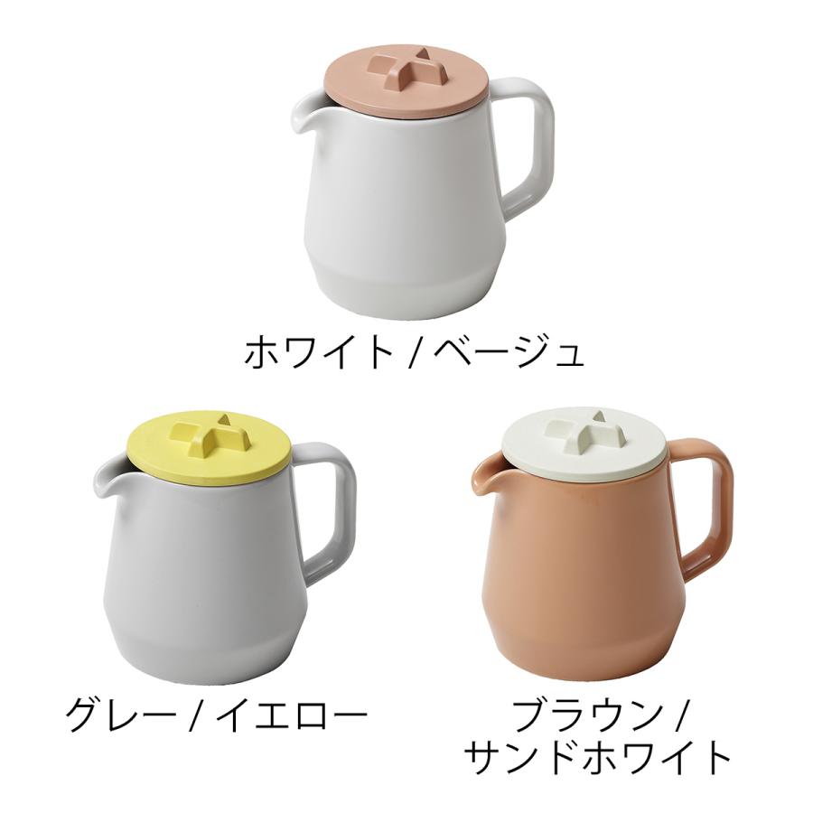 ideaco ティーポット 450ml イデアコ 耐熱 耐熱ポット 紅茶ポット 北欧 おしゃれ かわいい 茶こし付き 陶器 急須 お茶 茶器 茶こし 茶漉し [ 450 teapot ...
