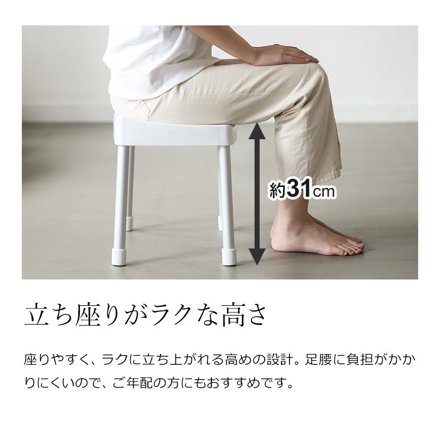 I’mD 特典付 RETTO バスチェア シャワーチェア 風呂椅子 風呂いす 滑り止め 風呂 イス 子ども 座面高め バス用品 脚キャップ [ レットー コンフォートチェアM ...