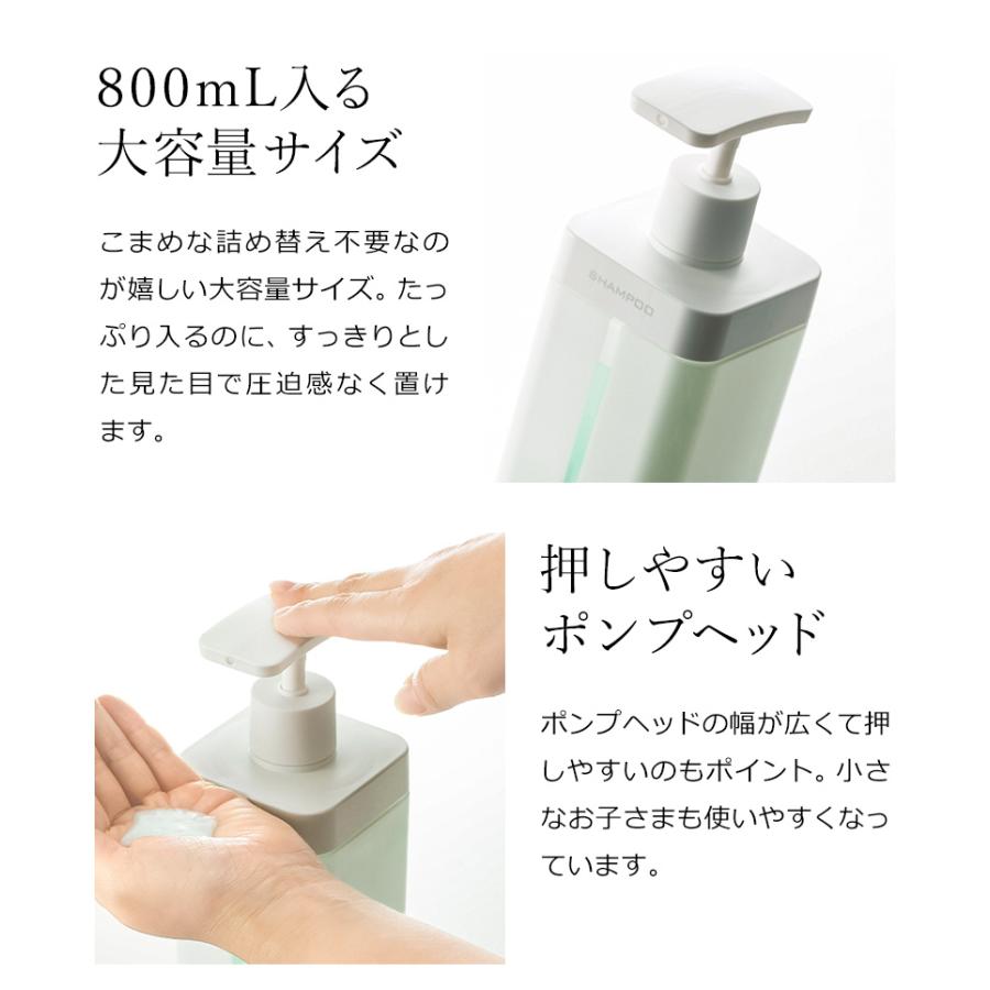 I’mD 特典付 RETTO ディスペンサー ソープボトル ソープポンプ ボトル 容器 シャンプー ボディソープ コンディショナー リンス[ レットー ディスペンサーL ] : インテリア ...