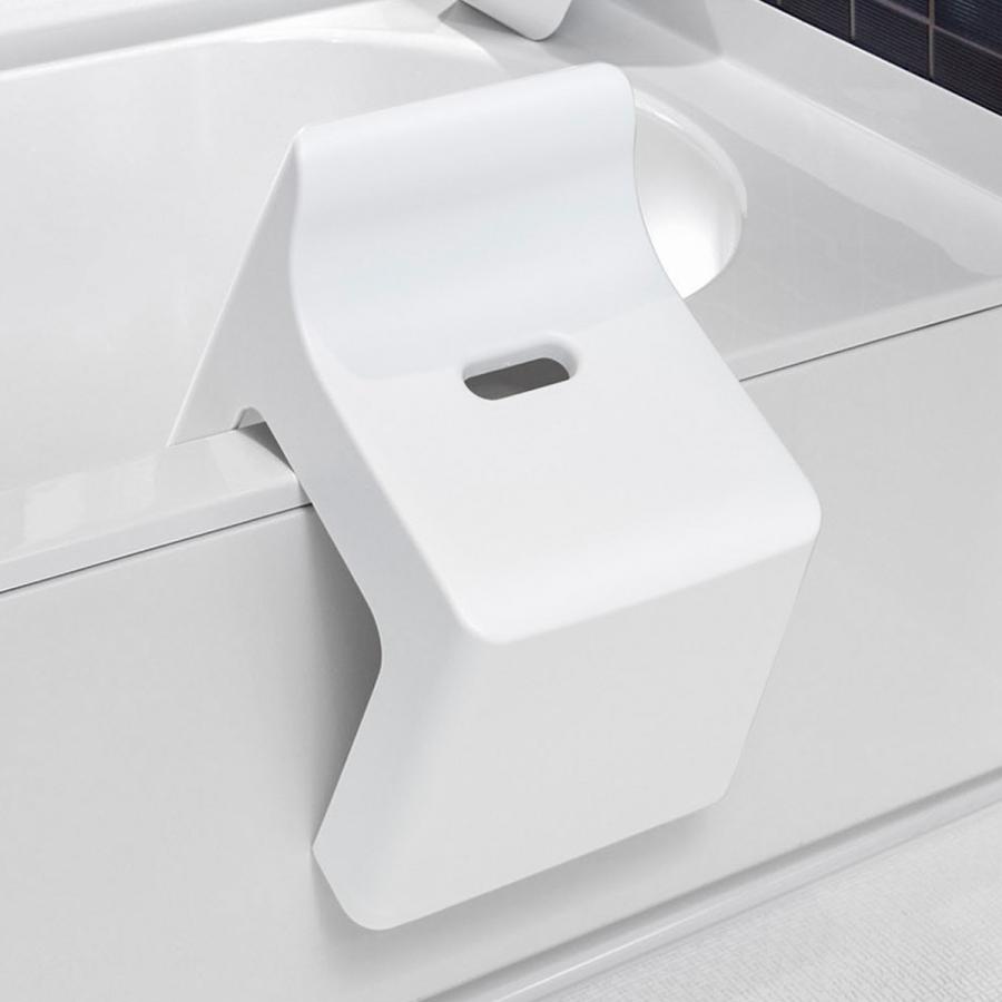 [ RETTO ハイチェア＆湯手おけ 角 セット ]特典付 I'mD 風呂椅子 風呂桶 バスチェア 洗面器 ホワイト ブラック 岩谷マテリアル imd アイムディー レットー :imc7005 ...