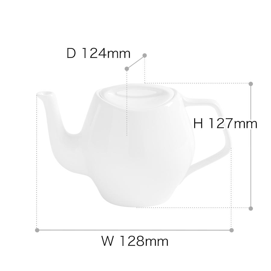 フィンユール ティーポット アーキテクトメイド 960mL 磁器 白 北欧 陶器 耐熱ポット 紅茶ポット 急須 大容量 [ ARCHITECTMADE FJ Essence POT 652-A ...