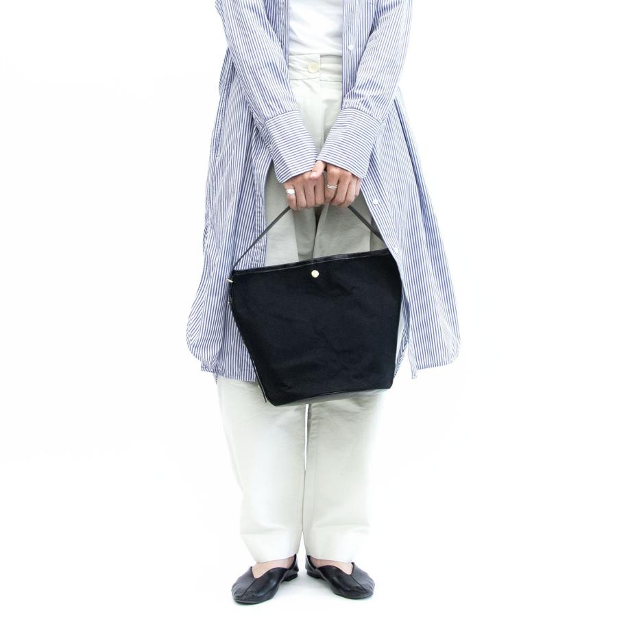 enショルダー 綿帆布 Root ルート 2way ショルダー トート 筒形 パラフィン加工 牛革 おでかけ デイリーバッグ レディース : Root Yahoo!ショップ - 通販 ...