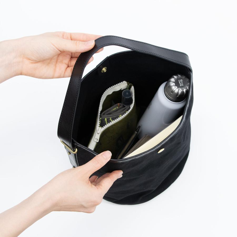 enショルダー 綿帆布 Root ルート 2way ショルダー トート 筒形 パラフィン加工 牛革 おでかけ デイリーバッグ レディース : Root Yahoo!ショップ - 通販 ...