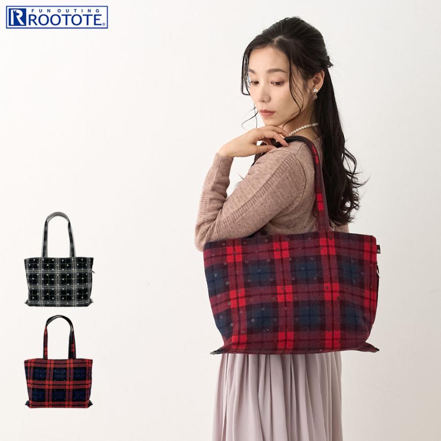 ROOTOTE ルートート LT.ミディアム.ドットチェック-A （全2種）品番1337 : ルートートヤフーショッピング店 - 通販 - Yahoo!ショッピング