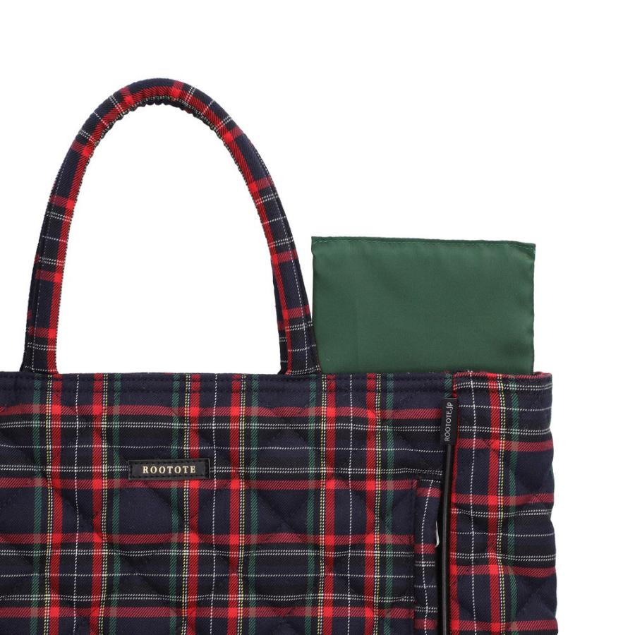 ROOTOTE 1346 ルートート（ROOTOTE）/EU.スクエア.チェックキルト-A（全3種）軽量 スクエア 正方形 チェック おしゃれ かわいい おすすめ ギフト トートバ ...