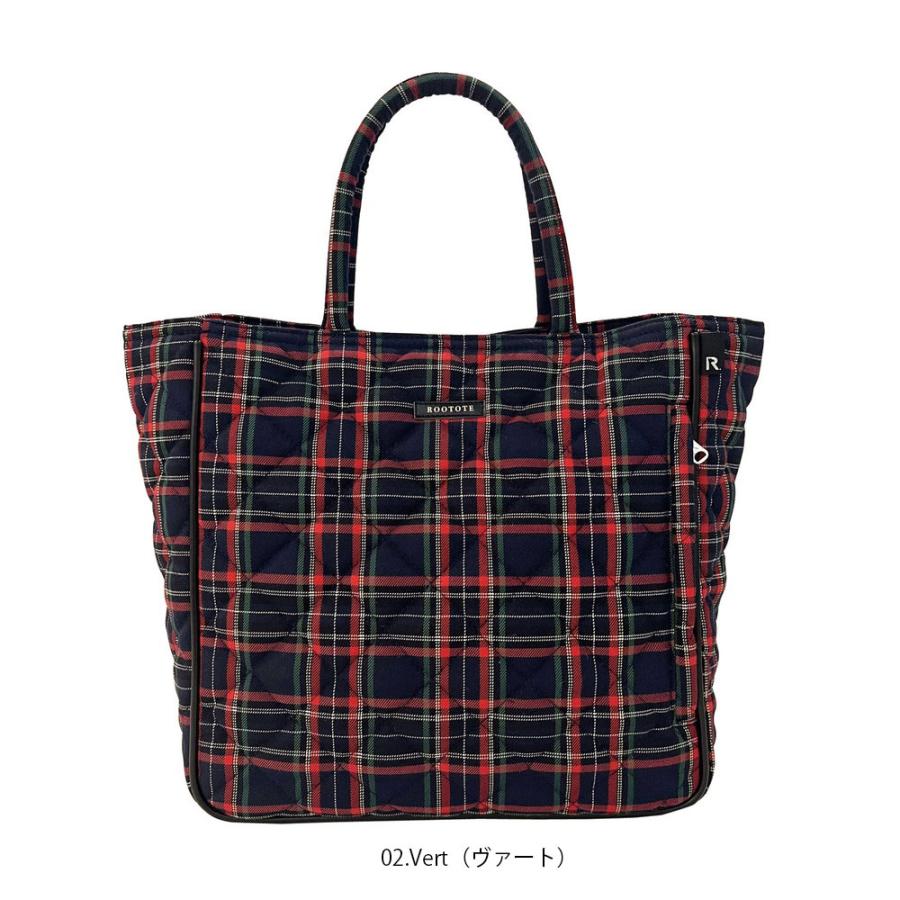 ROOTOTE 1346 ルートート（ROOTOTE）/EU.スクエア.チェックキルト-A（全3種）軽量 スクエア 正方形 チェック おしゃれ かわいい おすすめ ギフト トートバ ...
