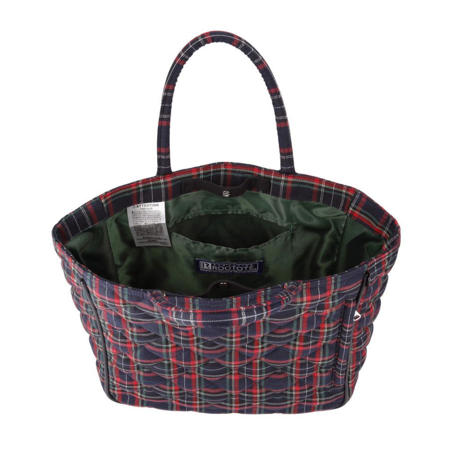 ROOTOTE 1346 ルートート（ROOTOTE）/EU.スクエア.チェックキルト-A（全3種）軽量 スクエア 正方形 チェック おしゃれ かわいい おすすめ ギフト トートバ ...