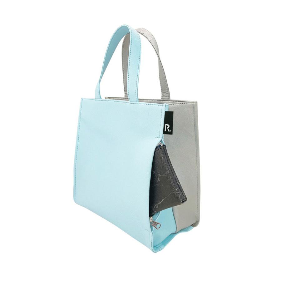 1385 ルートート（ROOTOTE）/【2022新作】LT.スクエア.クラシック-B (全4種) 軽量 自立 合皮 コンパクトサイズ 正方形 ツートーンカラー カジュアル きれいめ ...