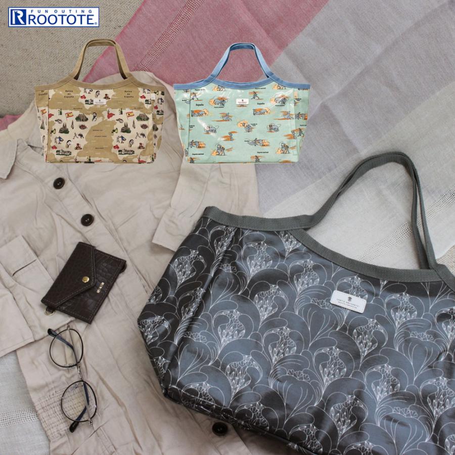 3061 ルートート（ROOTOTE）/【2023新作】EU.ハビチェル.ラミネート-F（全3種）軽量 肩掛け A4 ラミネート ギフト トートバッグ レディース 母の日 プレゼント ...