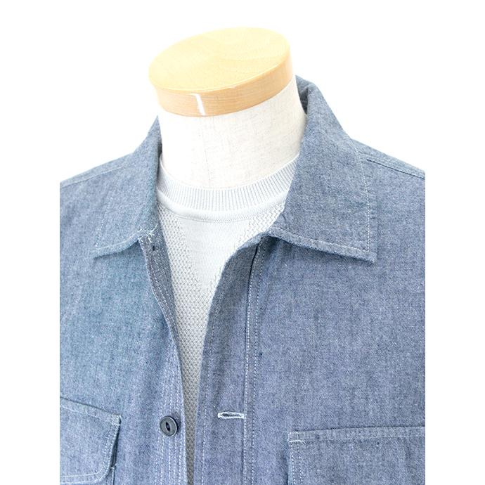 BELSTAFF ベルスタッフ オーバーシャツ/シャツアウター/コットンシャンブレー/CS60 OVERSHIRT インディゴブルー bel500404 : ROOTWEB - 通販 ...