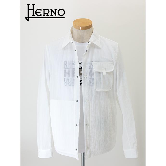 HERNO 【20％OFF】ヘルノ ナイロンシャツアウター/Glove Lab イタリア製 ホワイト her480602 : ROOTWEB - 通販 - Yahoo!ショッピング